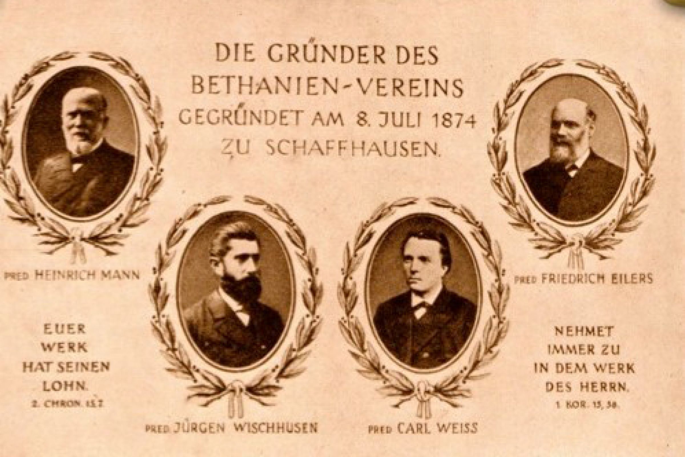 Einblicke in die 150 jährige Geschichte / Bethanien Stiftung